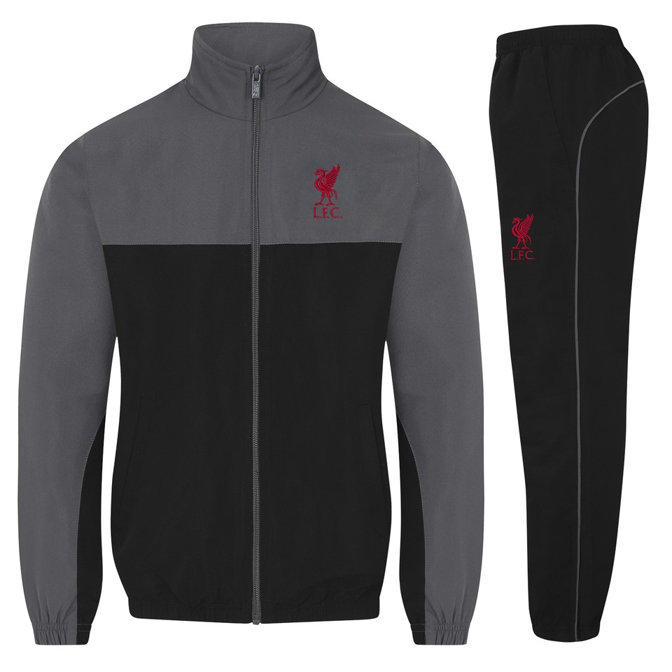 Liverpool FC Boys Tracksuit Jacket & Pants Set Kids OFFICIAL Football ...