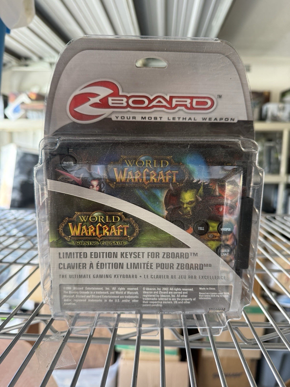 WORLD of WARCRAFT BURNING CRUSADE Limited Edition ZBoard Gaming ...