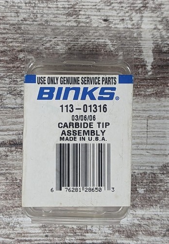 Binks 113-01316 Air-Assisted Airless Gun Tips Carbide Tip Assembly | eBay