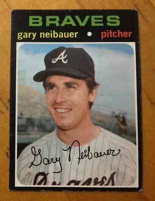 1971 Topps - High # #668 Gary Neibauer EX SET BREAK vintage Braves SP ...