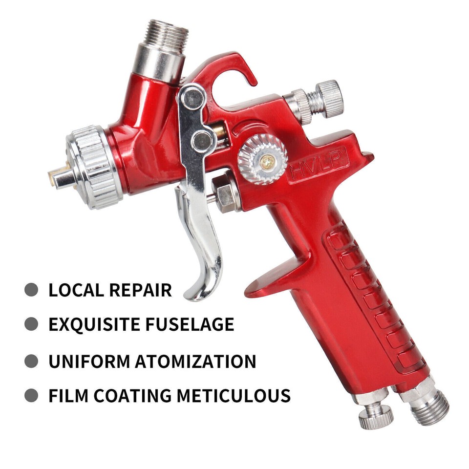 0.8/1.0mm Nozzle Gravity Body HVLP Spray Gun Auto Painting For Spot ...