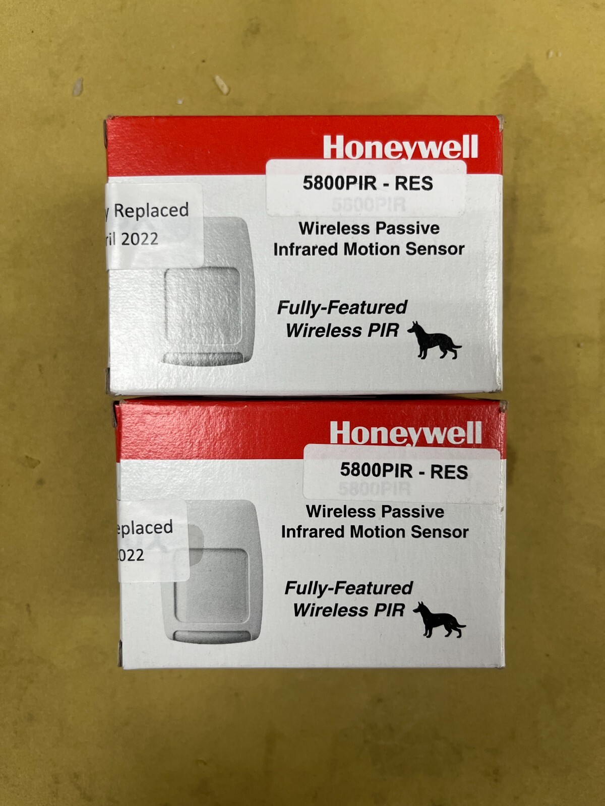 2 New Honeywell 5800PIR-RES Wireless Passive Infrared Motion Sensor ...