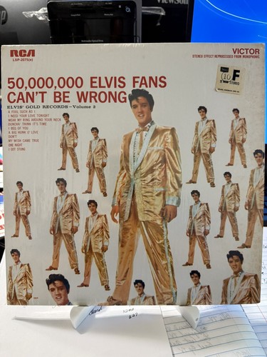 ELVIS PRESLEY ELVIS' GOLD RECORDS VOL. 2 LSP 2075(e) 1977 Reissue Large ...