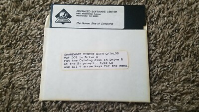 VINTAGE APPLE II 5.25 FLOPPY DISK SOFTWARE PROGRAM HUMAN SIDE COMPUTING ...