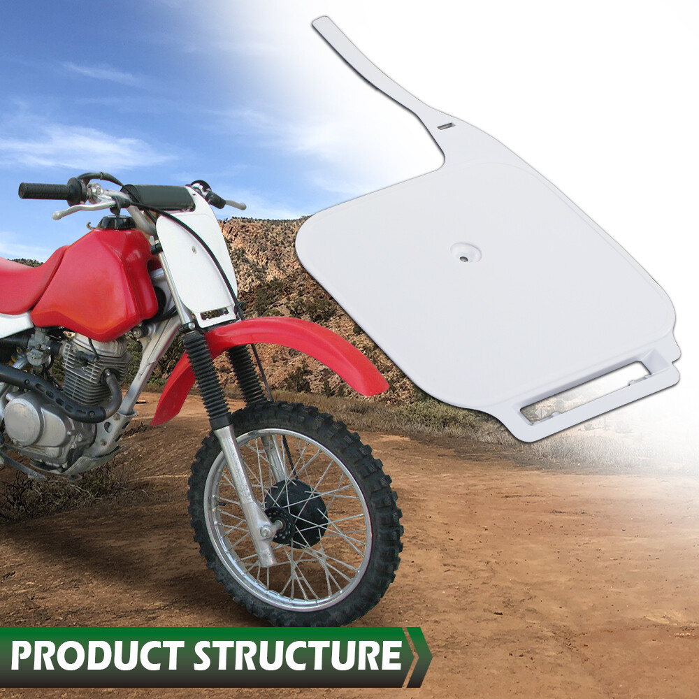 1987-2000 Honda XR70R XR80R XR100R Front Number Plate 61136-GN1-000ZE ...