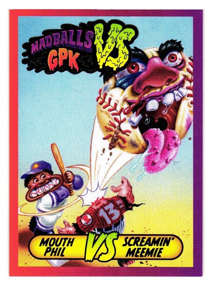 2024 TOPPS GARBAGE PAIL KIDS MADBALLS VS GPK SEALED WAX PACK 4 STICKER ...