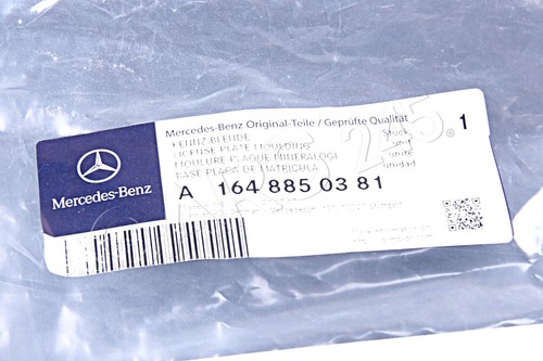 Genuine MERCEDES License Plate Base X164 1648850381 | eBay