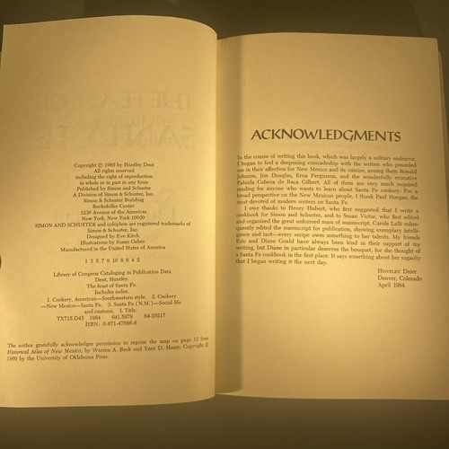 Feast of Santa Fe : Cooking of the American Southwest by Huntley Dent ...