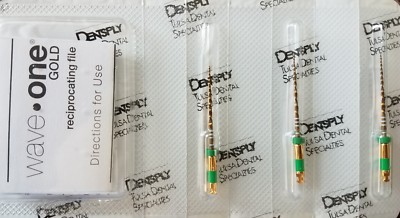 Waveone Gold Wave One Medium 25mm Endodontic File Root Canal Dentsply ...
