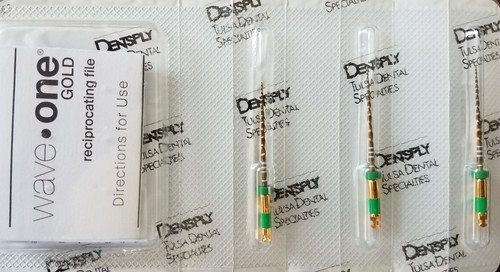 Waveone Gold Wave One Medium 21 mm Endodontic File Root Canal Dentsply ...