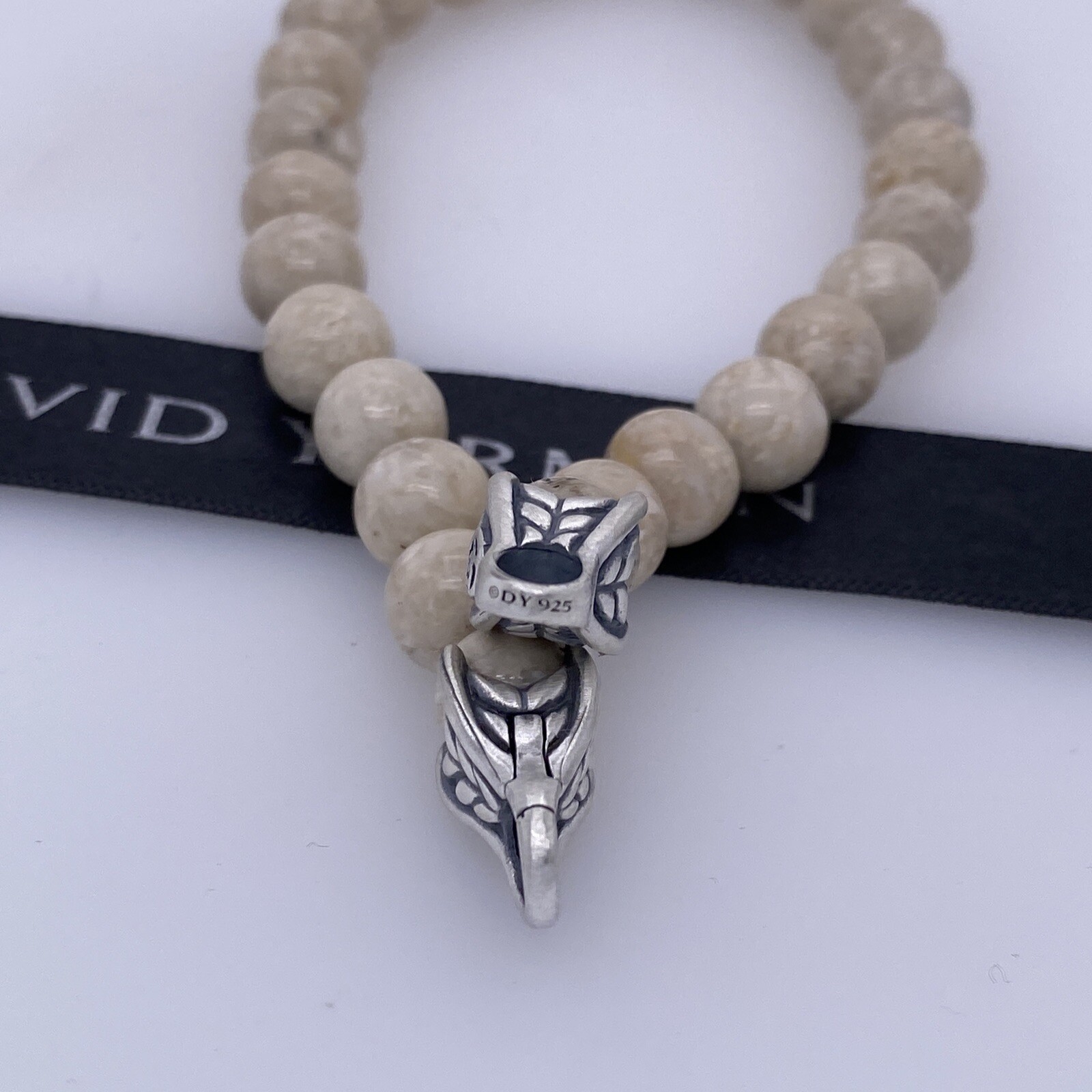 DAVID YURMAN Matrix 8mm Riverstone Spiritual Bead Bra… - Gem