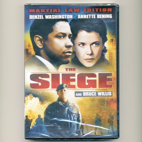 The Siege 1998 R action thriller, new DVD Denzel Washington Bruce ...