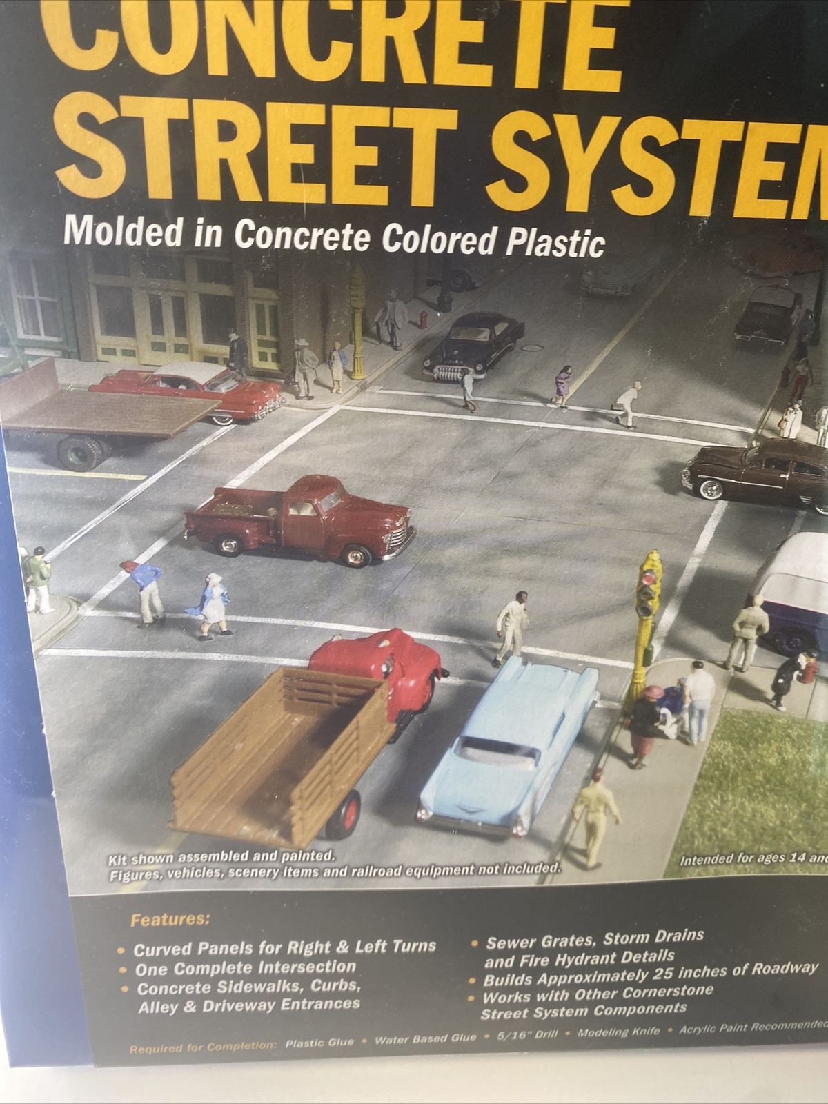 Walthers 933-3138 HO Concrete Street System Kit | eBay