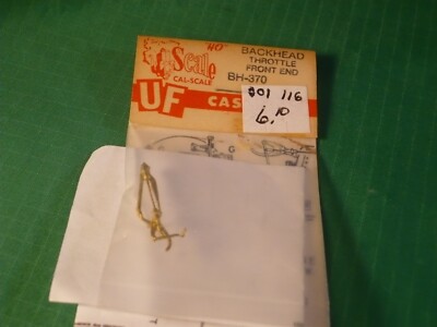 Cal-Scale HO #370 Backhead Throttle -- Front End, Medium & Large | eBay