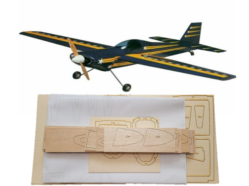 Akro 3D Sport Plane 55" Wingspan RC Airplane Kit Laser Cut Balsa & Ply ...