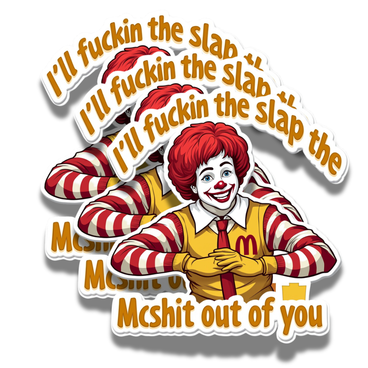 Funny Mc Slap 3" Weed Sticker pot 420 pun - 3 Pack | eBay