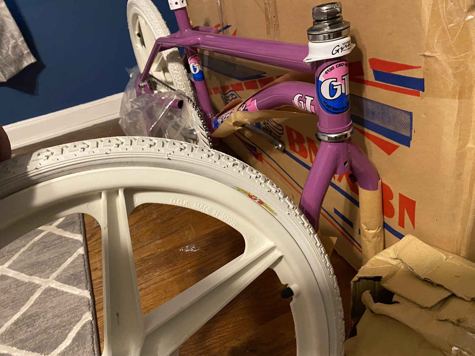 1987 GT Performer 20 Inch Lavender New In Box Never Assembled BMX NOS ...