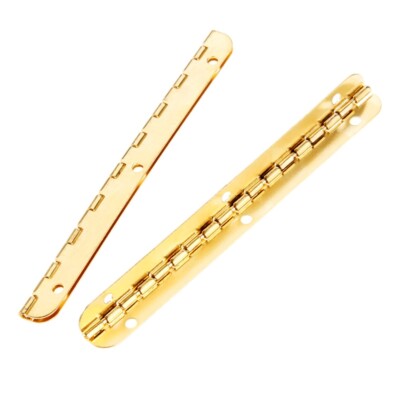 Gold Tone Hinges Jewelry Box Wine Chest Cabinet Interior Hinge Support ...