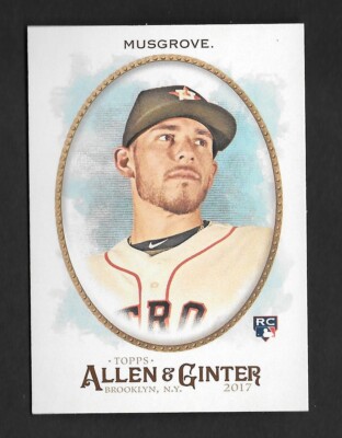 2017 Topps Allen & Ginter JOE MUSGROVE RC Base Single - HOUSTON ASTROS ...