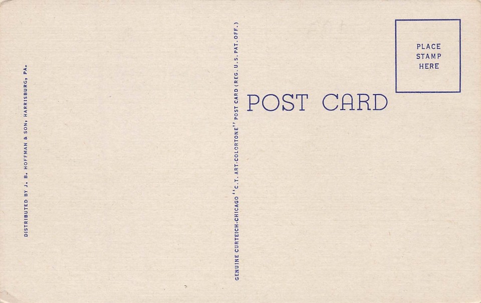 HARRISBURG PA STATE CAPITOL AT NIGHT 1933 VINTAGE LINEN POSTCARD 073125 U | eBay