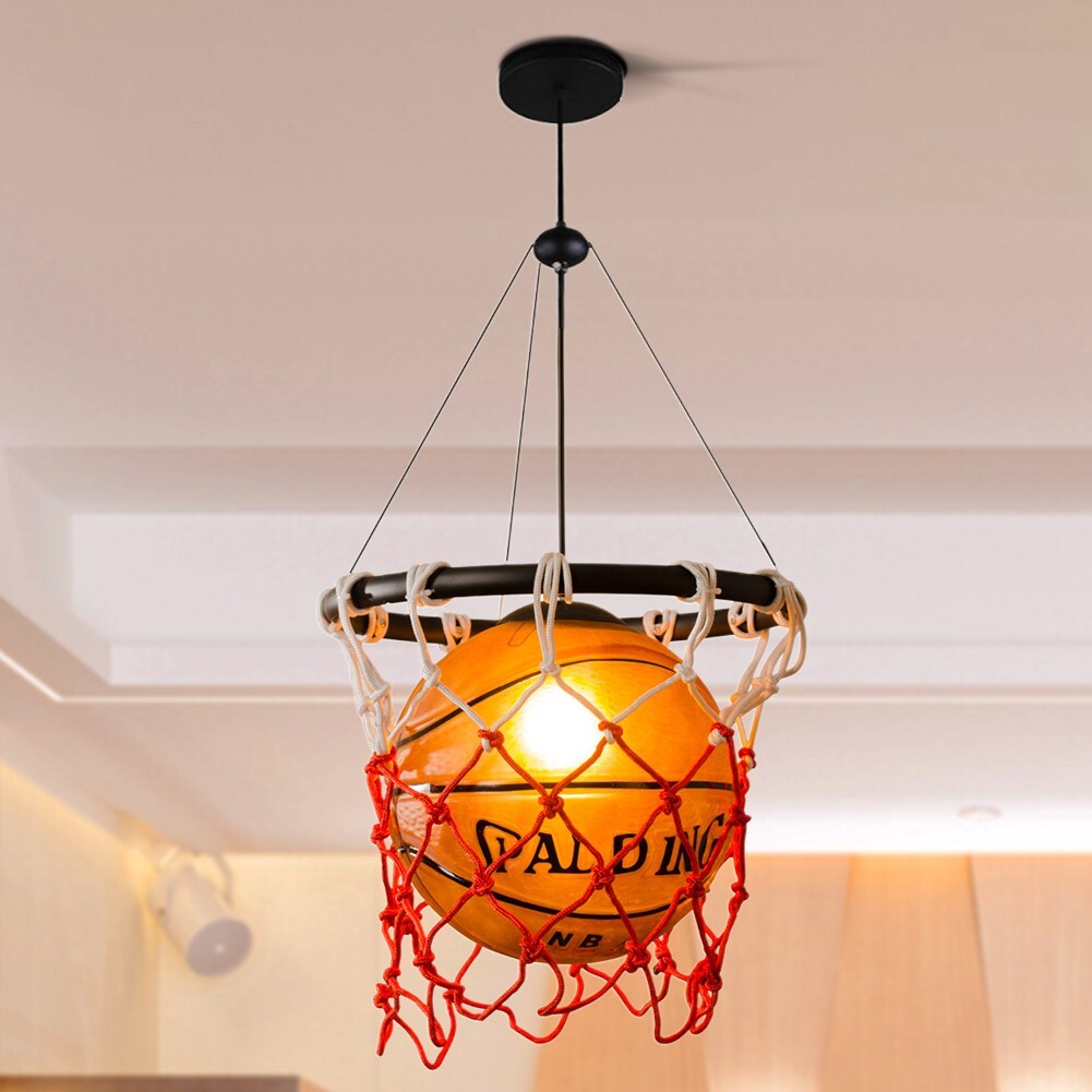 Basketball Mount Ceiling Light Fixtures