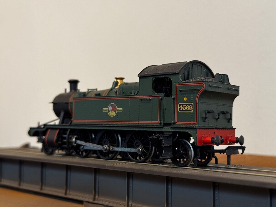 Bachmann 32-125A 45xx '4569' BR Lined Late Crest Steam Locomotive ...