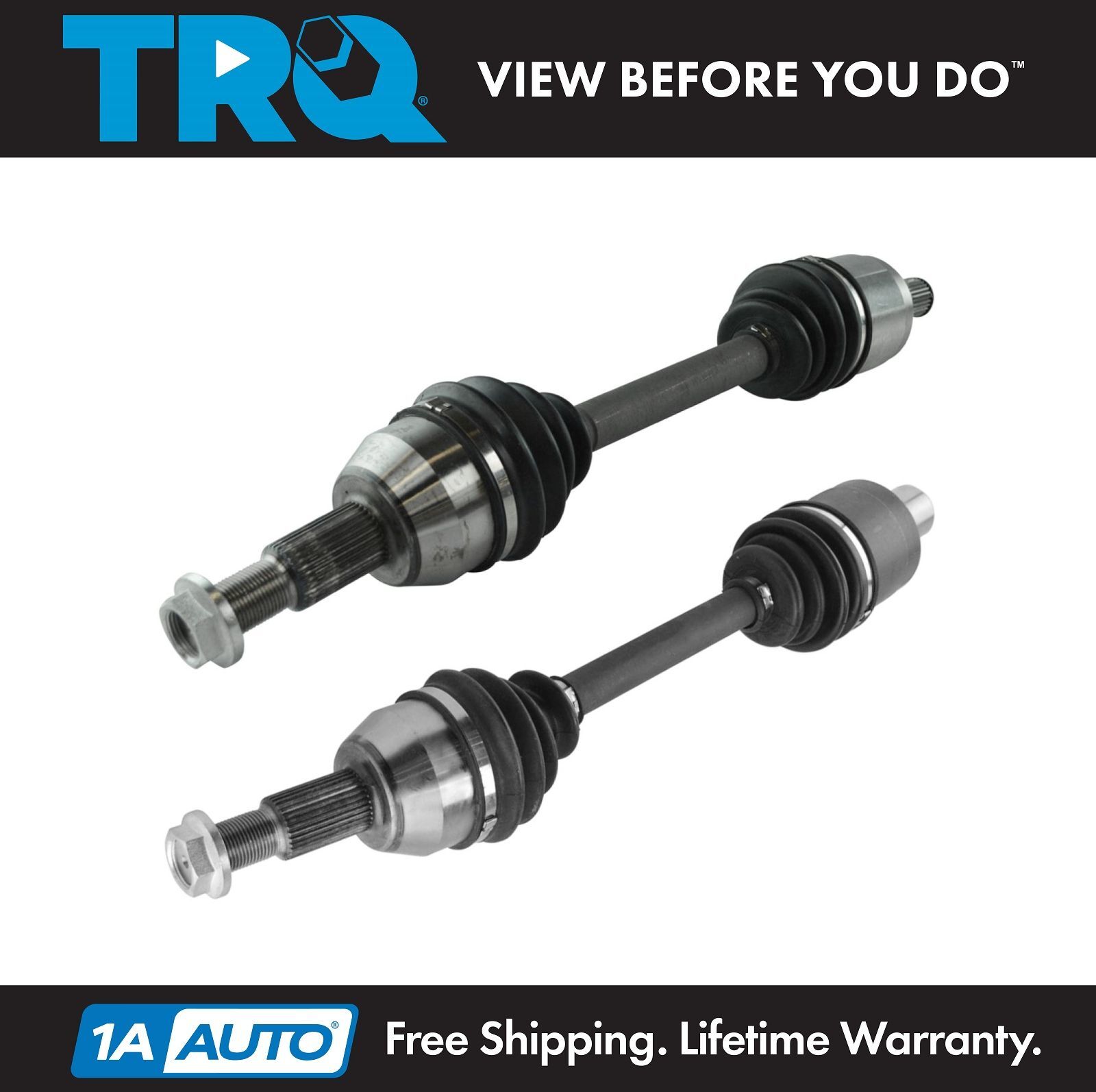 TRQ Front CV Axle Shaft Assembly Pair & Sides Direct Fit for Saturn Vue ...