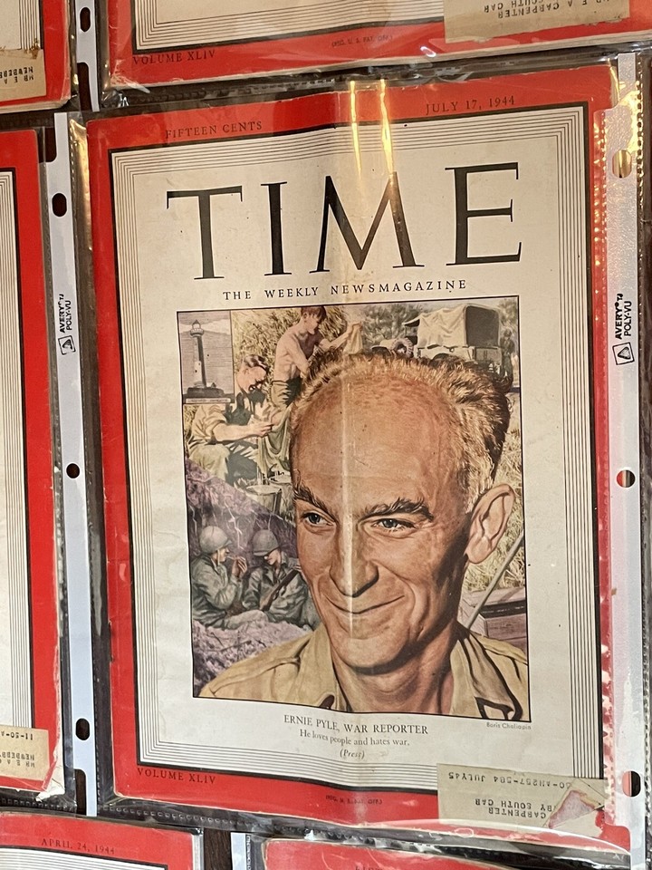 15 Vintage 1945 TIME MAGAZINE WWII Lot Generals, German, Rundstedt ...