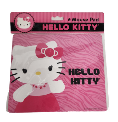 Sanrio Pink Zebra Hello Kitty Computer Mouse Pad Sealed New Sakar Cute ...