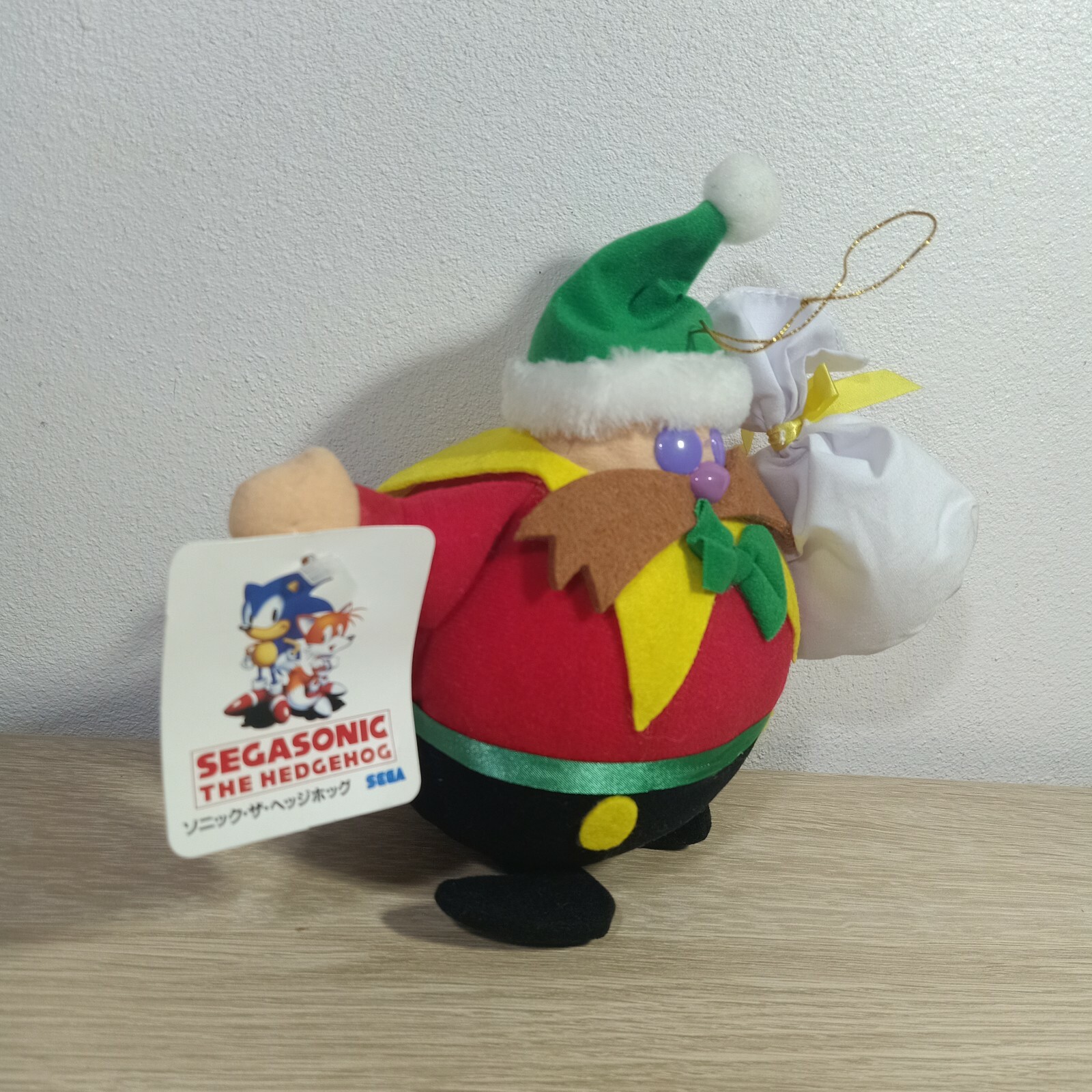 Sonic Dr Eggman Santa Christmas X'Mas 1994 SEGA Plush Toy Doll Japan 9. ...