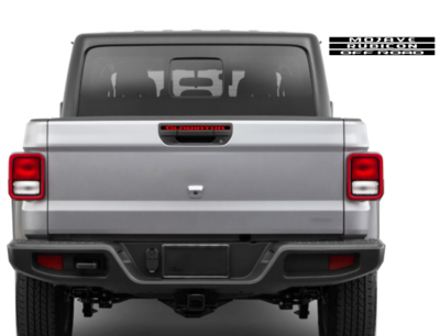 3rd Third Brake Light Decal Fits Jeep Truck Gladiator Overland Rubicon ...