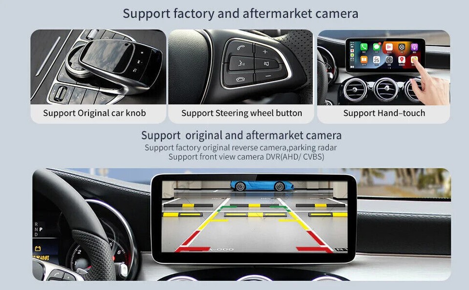 12.3''Wireless CarPlay Touch Screen 4.5 For Benz W176 CLA C117 X117 ...