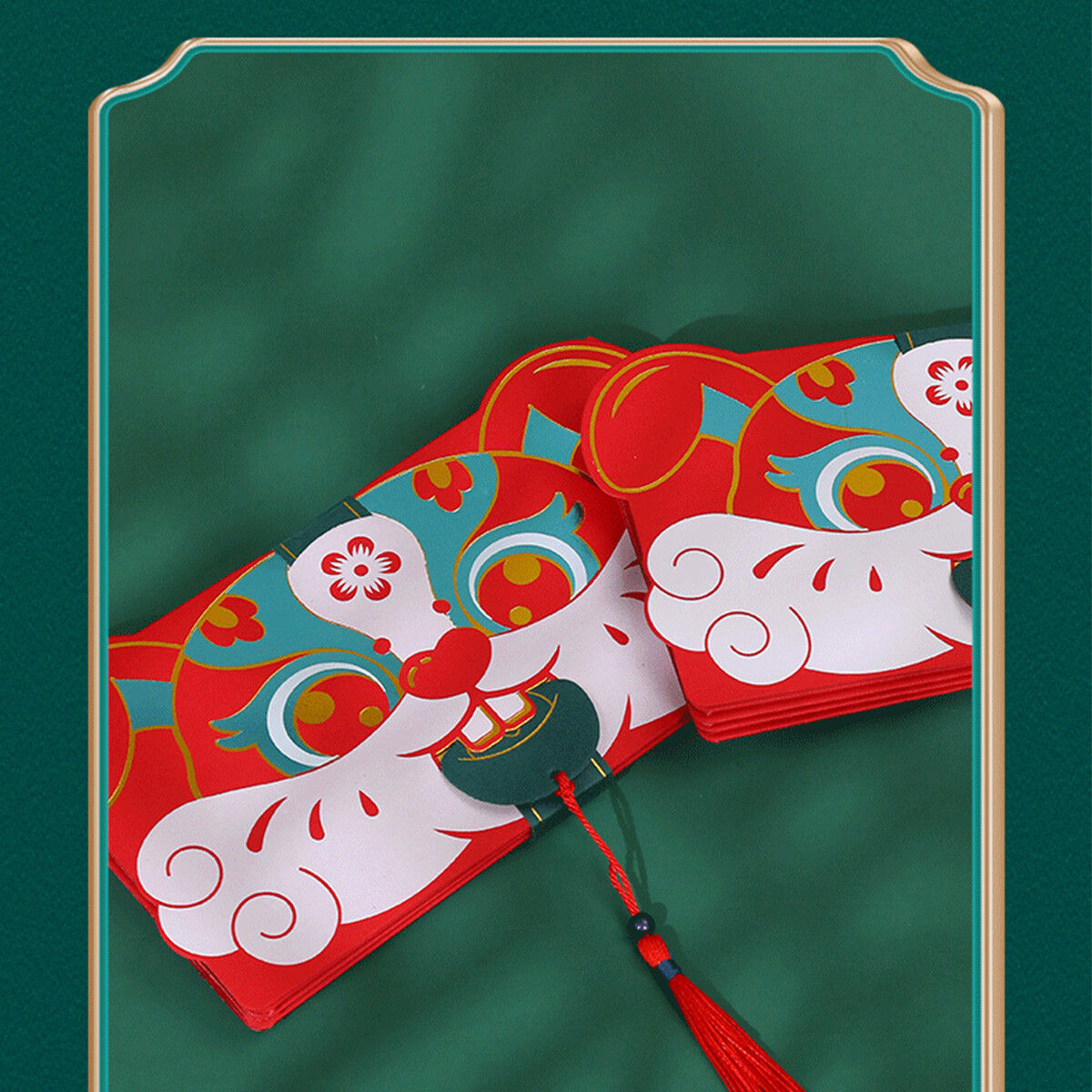 Folding Red Envelope Creative New Year Lucky Red Packet with Tassel ...