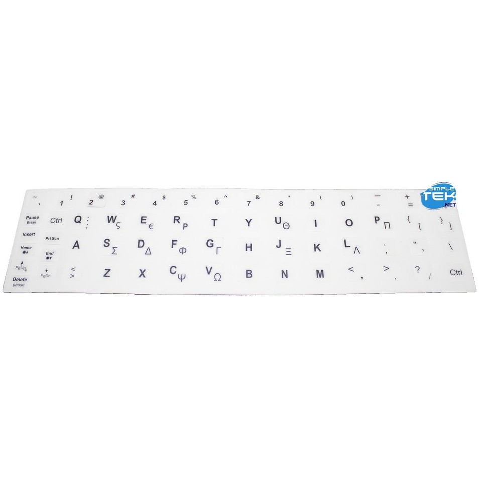 Adhesives Keyboard Greek For Layout Greek Gr For Computer Laptops ...