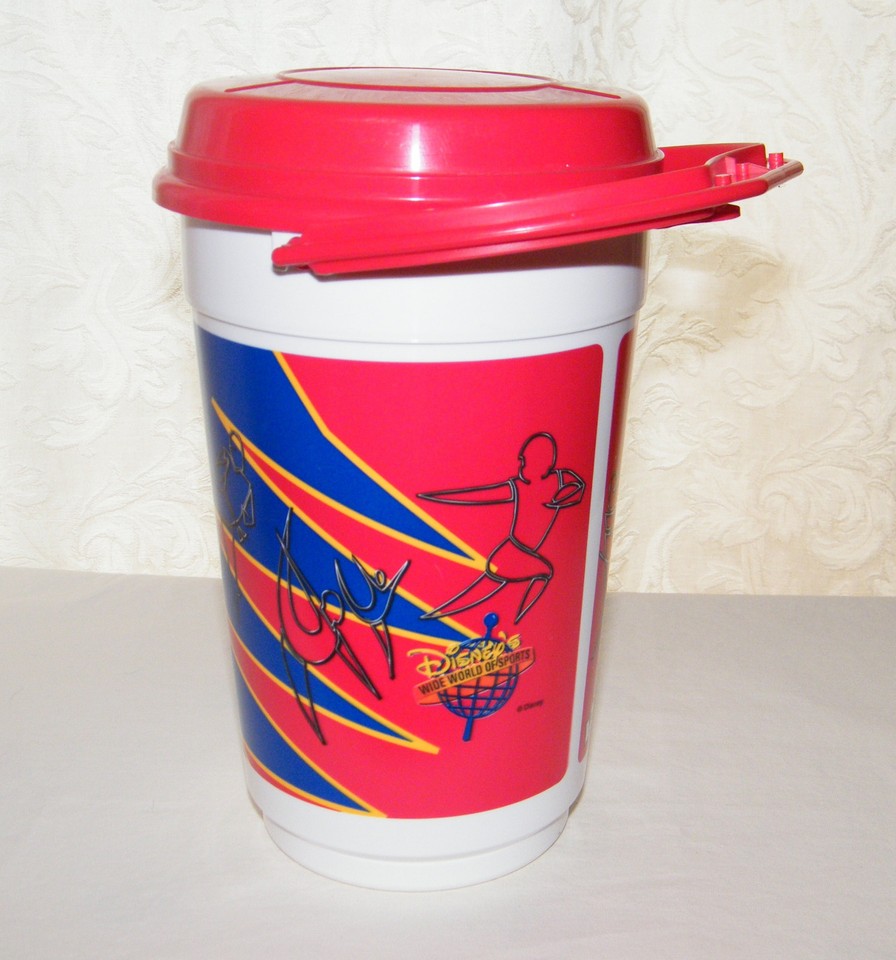 Disney Wide World of Sports Pre ESPN Integration- Popcorn Bucket w ...