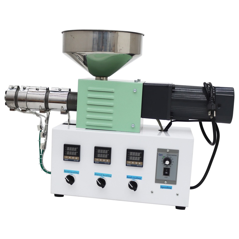 Single Screw Filament Extruder Plastic Injection Molding Machine Heat ...