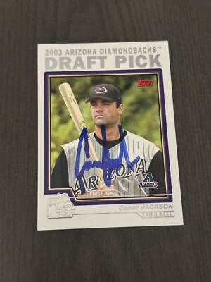 2004 Topps #671 CONOR JACKSON Signed Autographed Auto Baseball Card | eBay