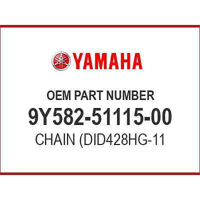 Yamaha CHAIN 9Y582-51115-00 OEM NEW | eBay