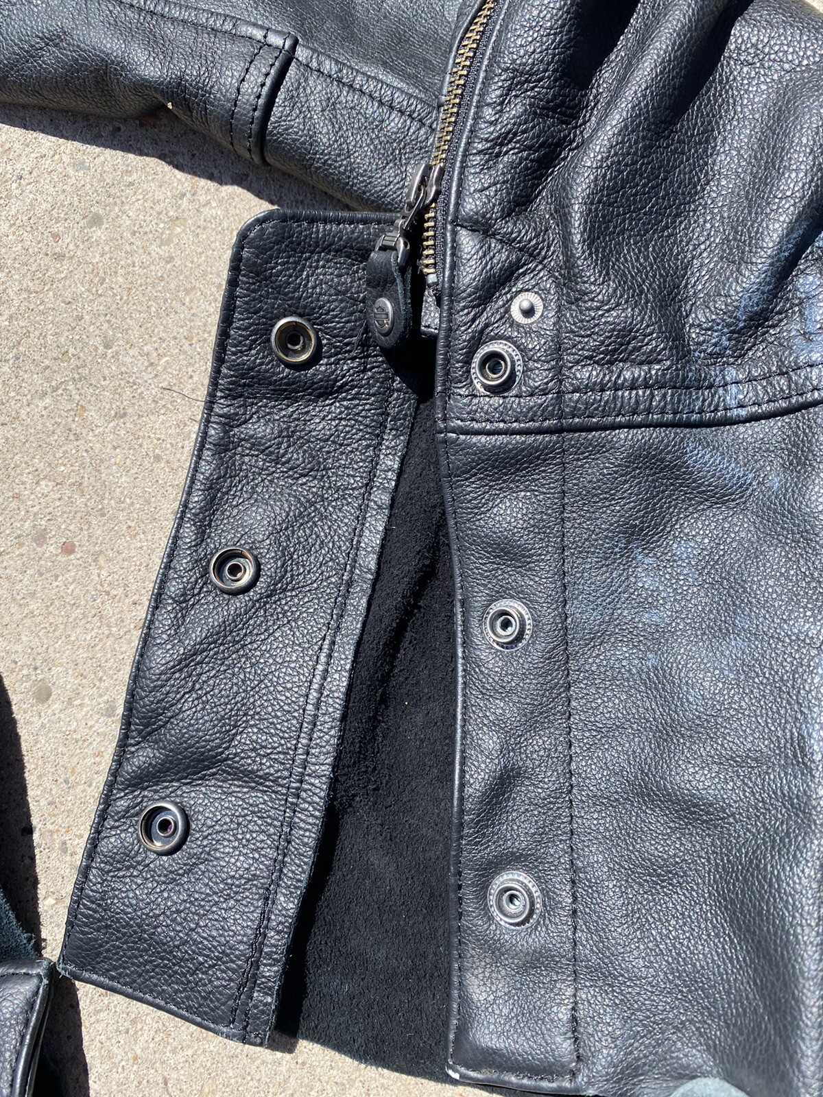 Harley Davidson Motorcycles Mens Leather Riding Chaps Short Large ...