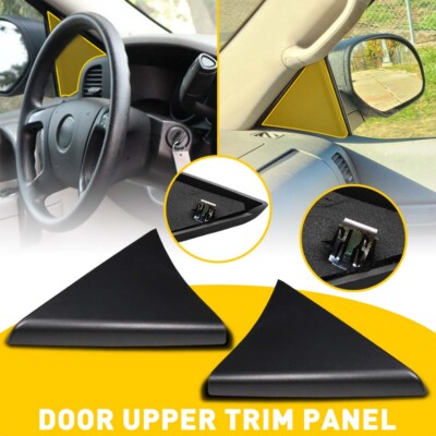 1Pair Front Door Upper Trim Panel For Chevy Silverado GMC Sierra Yukon ...