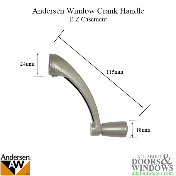 Andersen Casement Window Crank For Perma Shield and EZ Casement Windows ...