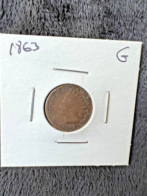 1863 Indian Head Penny - the coin in the photos is the one you will ...