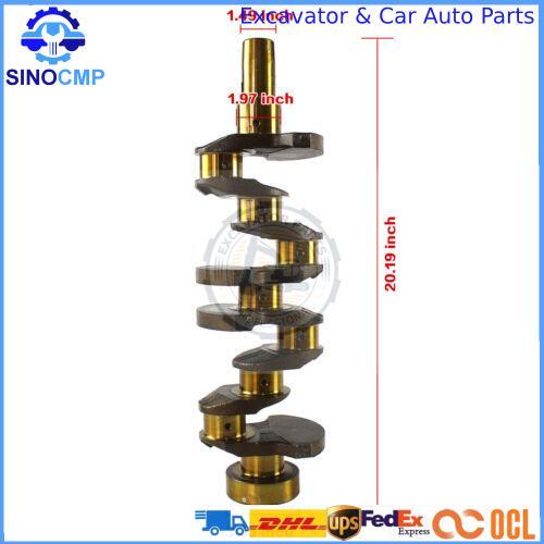 4D84 4D84-26A Engine Crankshaft 129508-21001 For Yanmar Komatsu ...