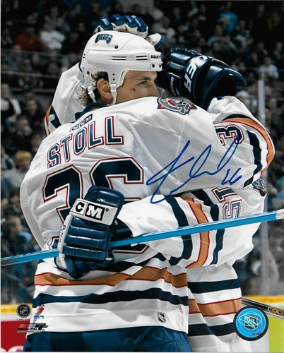 Signed Jarret Stoll Edmonton Oilers Autographed 8x10 Photo #1 Original ...