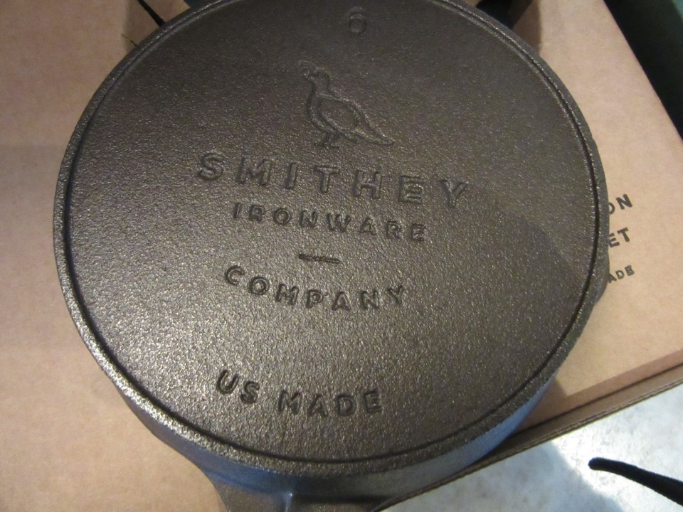 Set of 2: Smithey #6 Cast Iron Mini Skillets New-In-Box MSRP $85/each ...