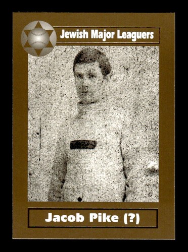 2003 Jewish Major Leaguers #12 Jacob Pike Gold Edition Only 500 made ...