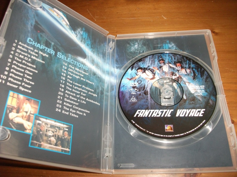FANTASTIC VOYAGE 1966 (DVD) G STEPHEN BOYD RAQUEL WELCH DONALD ...
