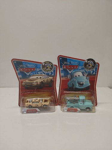 Lot Of 2 Disney Pixar Cars Final Lap Collection Donna Pitts New Mater ...