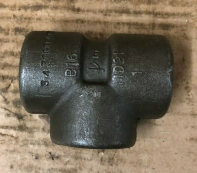 3/4" Forged Steel 3000# Socket Weld x Threaded x Socket Weld Tee | eBay