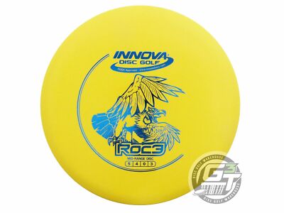 NEW Innova DX Roc3 175g Yellow Blue Foil A Midrange Golf Disc | eBay